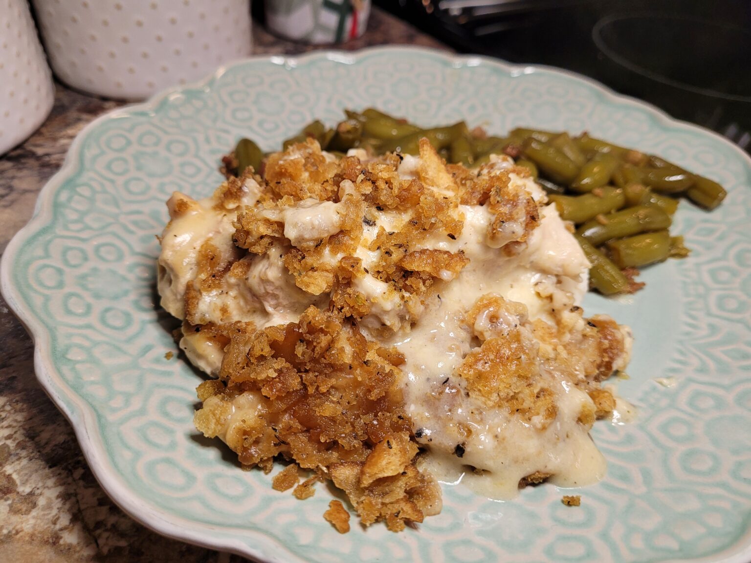 Slow Cooker Ritz Chicken - In the Kitchen with Momma Mel