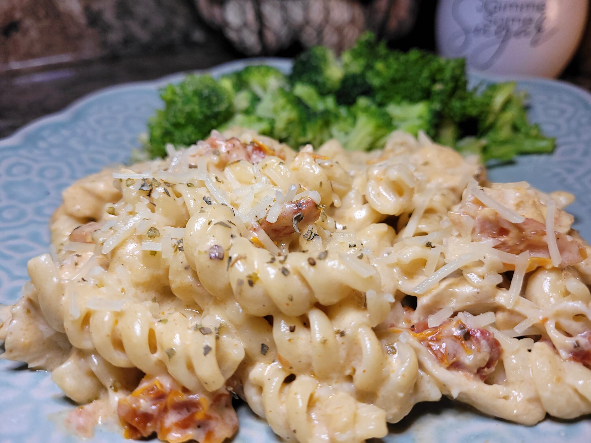 Crockpot Marry Me Chicken Spaghetti - In the Kitchen with Momma Mel