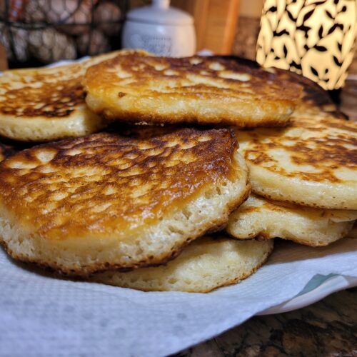 Hoe Cakes aka Fried Cornbread - In the Kitchen with Momma Mel