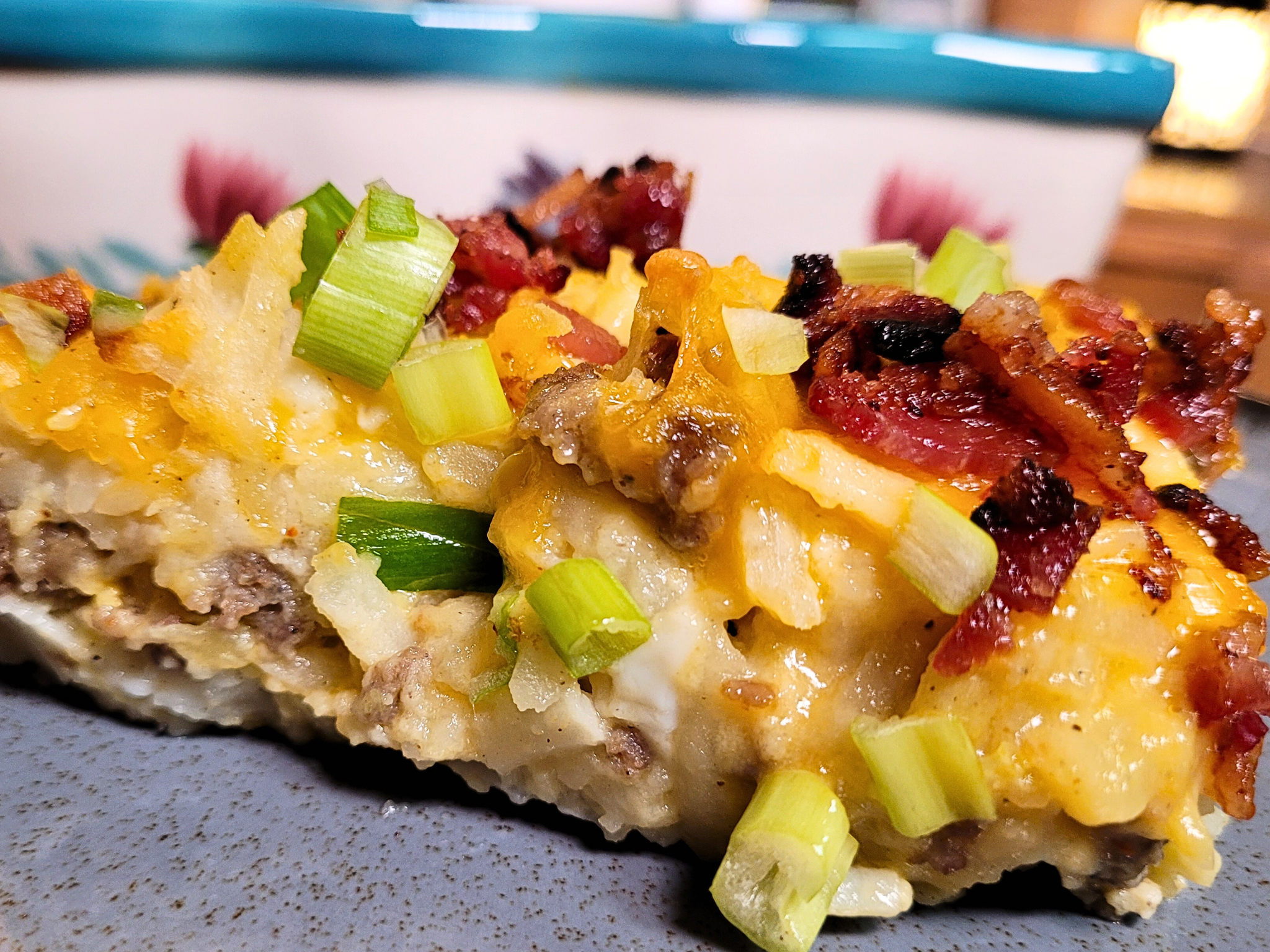 Loaded Hashbrown Breakfast Casserole - In the Kitchen with Momma Mel